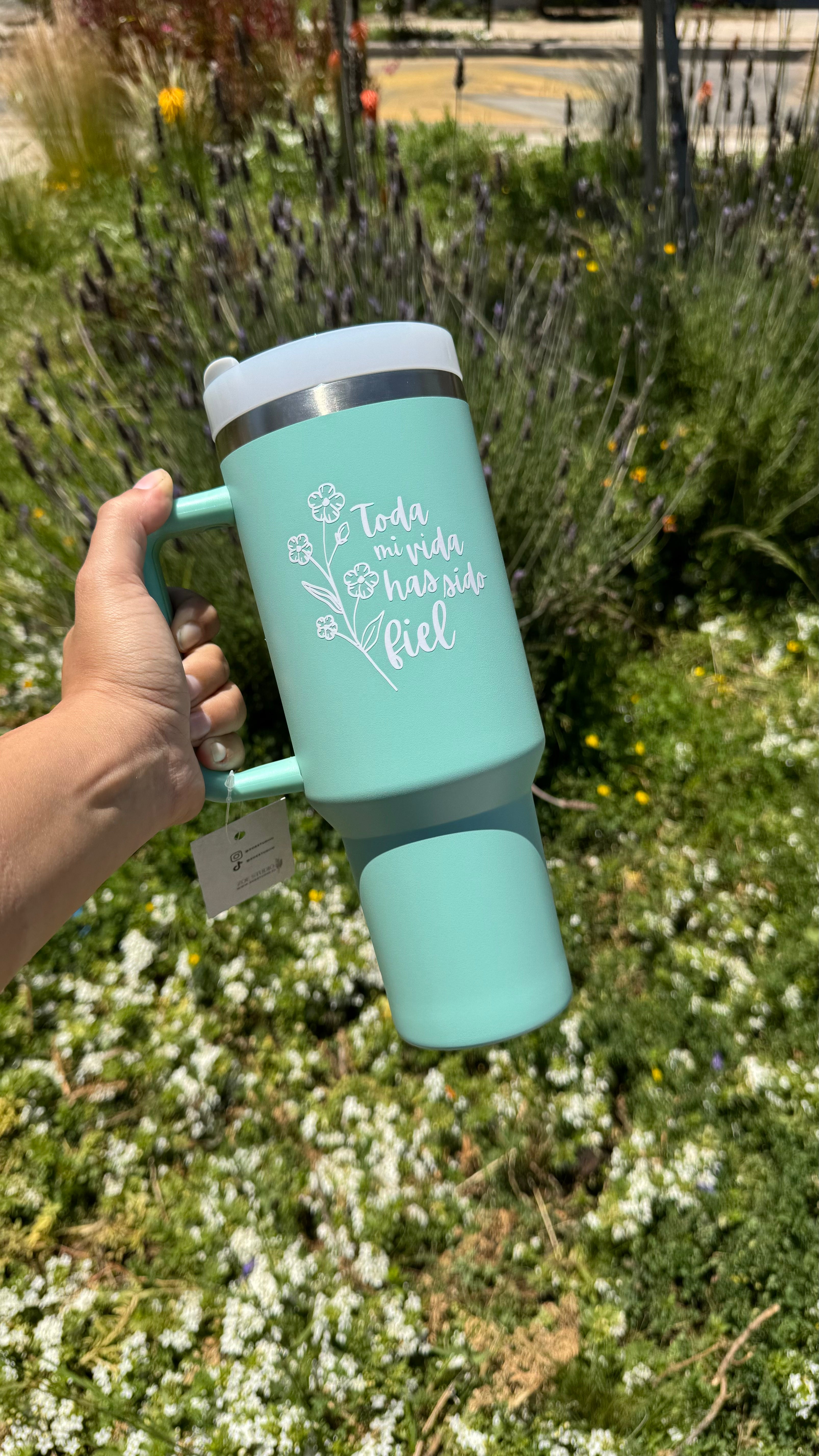 Vaso Tipo Stanley "Menta" – Zoe Studio